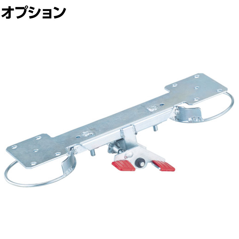[オプション]TRUSCO グランカート 700番シリーズ用 自在2輪用 リング式ストッパー 幅435×奥行140mm TP-700JRS ●リング状の金具で自在キャスターの回転だけでなく旋回も固定します。 商品について サイズ幅435×奥...