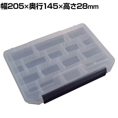 メイホー フリーケースNO.800NS 工具箱/キャビネット内整理整頓 NO800NS ・薄型、長手方向の仕切は固定、短手方向は自由です。・ミリ単位で仕切板が可変できます。・フタの開閉がワンアクションで行えます。 商品について サイズ外寸 ...