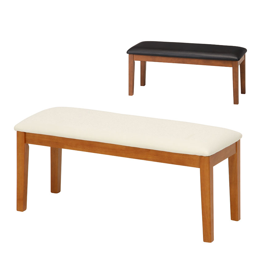2人用 ダイニングベンチ スノア ワークベンチ 北欧モダン シンプル 木のぬくもり 天然木 お手入れ簡単PVC張地 幅1000×奥行380×高さ435mm 天然木の暖かみが感じられる、優しいナチュラルな雰囲気のベンチ。 商品について サイズ...