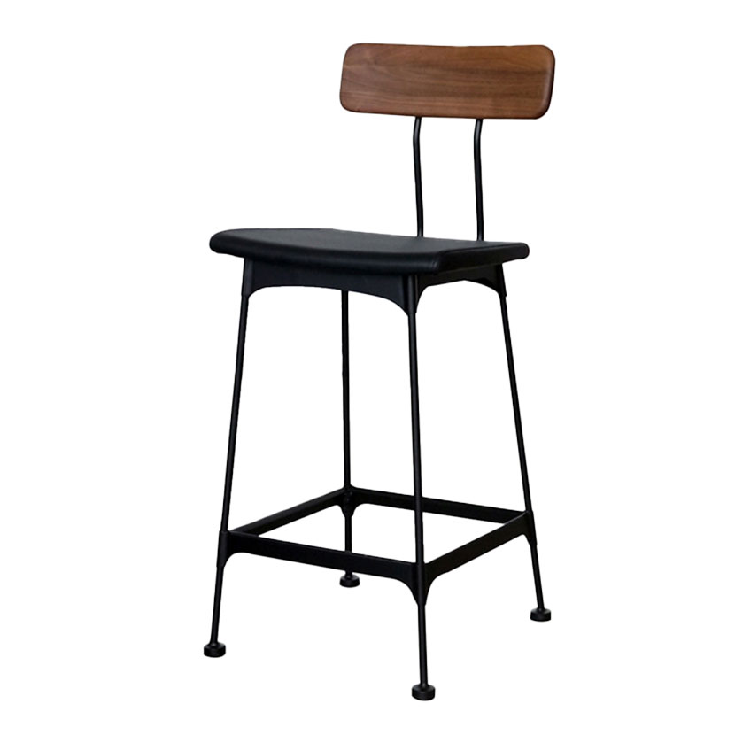 HALB HIGH CHAIR ハルブハイチェア ダイニングチェア 背もたれ付き 足置き付き カウンターチェア カフェチェア 幅415×奥行460×高さ950(座面高さ660)mm 商品について サイズ(本体)幅415×奥行460×高さ95...