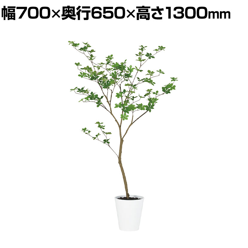 観葉植物 人工樹木 フェイクグリーン 造花 ドウダンツツジ FST 高さ1300mm 鉢:SA-7(WH) 商品について サイズ(本体)外寸 / 幅700×奥行650×高さ1300mm鉢 / 直径210×高さ228mm 材質鉢 / ポリプロ...
