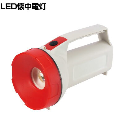ELPA エルパ LED強力ライト DOPKR210 単3形乾電池使用なので、軽く、明るいライトです。 商品について 品番DOP-KR210 サイズ外径120×全長224mm 重量0.29kg 材質ABS 明るさ強(電池6本使用時) / 4...