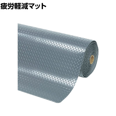 NOTRAX 疲労軽減マット クッショントラックス 二層構造 クッション/耐久性 グレー 幅600×長さ910mm ・二層からなっておりクッション性と耐久性の高さを実現しています。・DOP、DMF、オゾン層破壊物、シリコン、重金属を使用して...