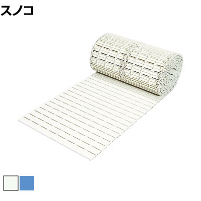 TRUSCO 巻き取り式スノコ コンパクト 裏面すべり止め付き 幅600×長さ6000mm ・表裏両方向からコンパクトに巻き取り可能です。・接続部分は樹脂部の厚みが薄いため簡単にカットでき、長さの調節が可能です。・再生樹脂にエラストマー樹脂...
