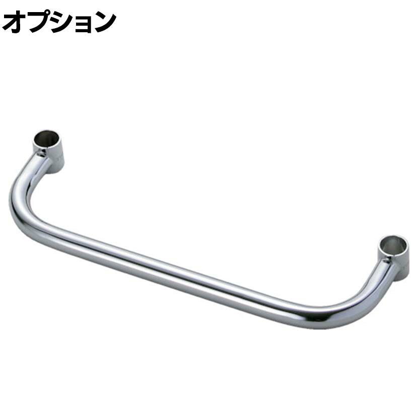 [オプション]TRUSCO ステンレス製メッシュラック用ハンドル 奥行450mm ステンレス製メッシュラックをワゴンとして使用する用のハンドルです。 商品について サイズ幅450×奥行155mm 重量0.6kg 材質ステンレス(SUS304...