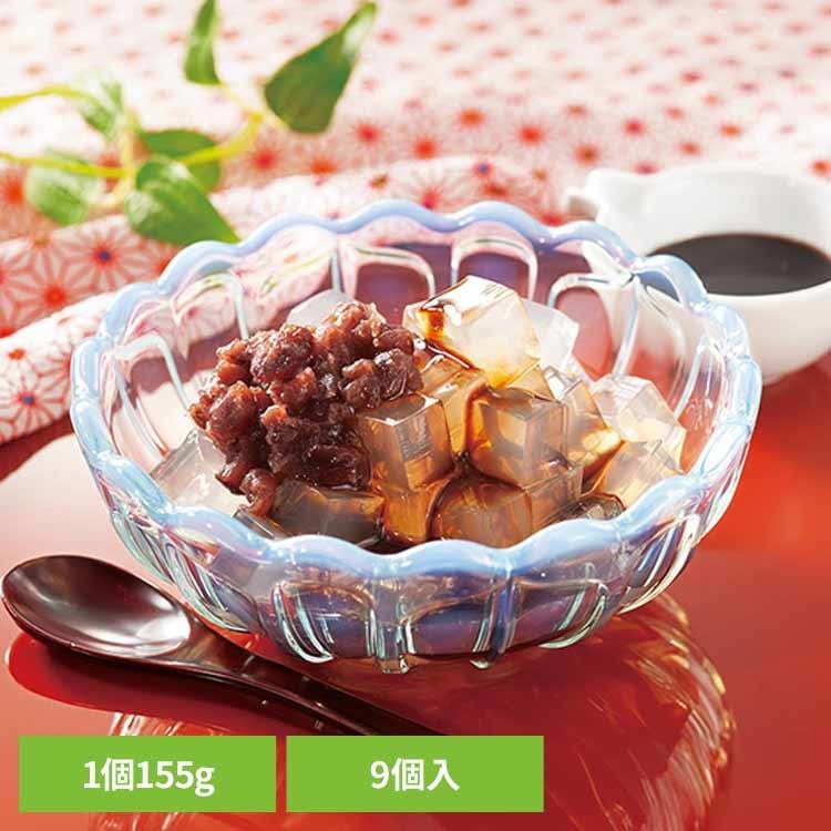 選び抜かれた天草を、直接煮出して作った寒天を使用しているので、食感がしなやかでコシがあります。小倉餡は、厳選した素材の小豆をじっくり練り上げて製造した品の良い味に仕上げてあります。黒みつは、甘さを抑えたコクのある味となっております。※リニュ...