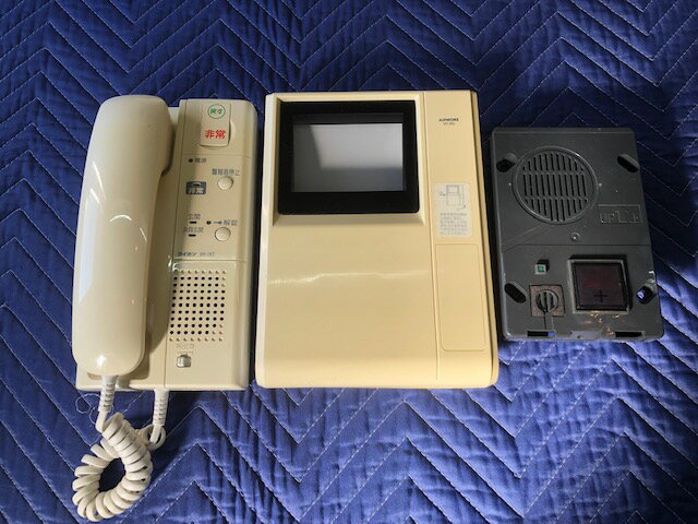 【楽天市場】＜中古黄ばみあり＞アイホンマンション集合用ドアホン 親機・モニター・子機vh-1kt-5・VH-MU・QE-NXU：オフィス王楽天市場店