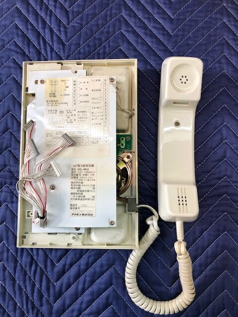 【楽天市場】【中古黄ばみあり】クリーニング済アイホンマンション集合用ドアホン 親機・モニター・子機VG-4KU・MY-VUB・QE-NXPS-V：オフィス王楽天市場店