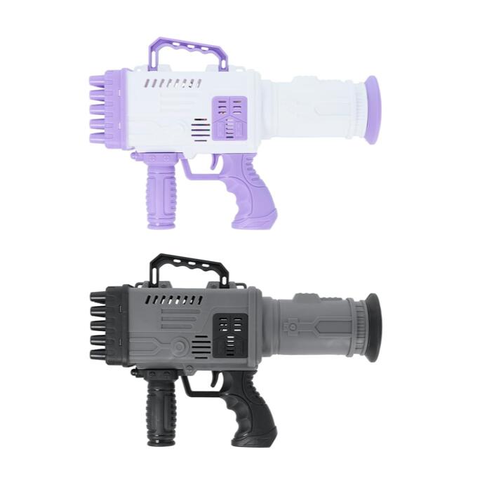 トリガーをひくだけで簡単!25個の穴から一斉にしゃぼん玉が吹き出すバブルジェットシューターです。 便利なしゃぼん液用のトレイもセットになっています。 ※しゃぼん液は入っていません。 ※単三電池3本使用(別売)。 【本体サイズ】約W204×H...