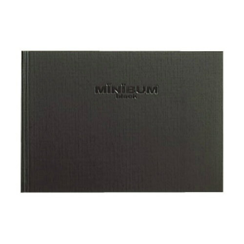 商品名ミニバム・ブラックA5サイズ アE-MB-112-D ブラック 商品番号アE-MB-112-D 仕様タテ150×ヨコ215×背巾15mm印刷PP貼表紙A5サイズ・カラー台紙（黒）10枚コーナーRカット台紙（貼付有効サイズ／タテ135×...