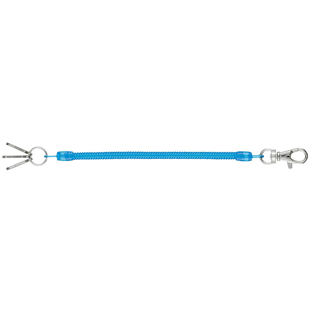 商品名 コイルキーチェーン（50cm）ブルー 商品番号 GLK253A 仕様 ●パッケージサイズ：W80×H135×D10mm●重量：14g●材質：金具＝スチール製（鉄）、コイル＝ポリウレタンコイルキーチェーン（50cm）ブルー コイルキー...