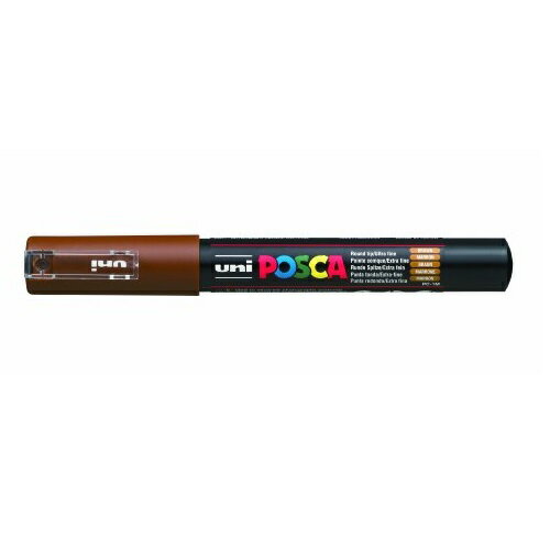 商品名 uni 極細ポスカ 茶 4902778654040 商品番号 PC1M 21 仕様 ■文字サイズ：極細　■色：茶　■本体サイズ：幅15.3×奥18.5×長122mm　■幅0.7mm　■重量：12guni 極細ポスカ 茶 490277...