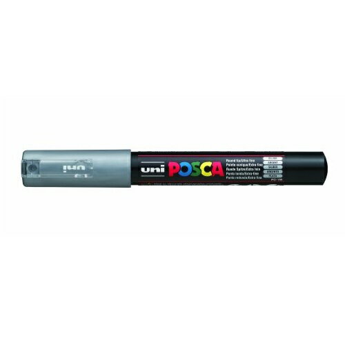 商品名 uni 極細ポスカ 銀 4902778665824 商品番号 PC1M 26 仕様 ■文字サイズ：極細　■色：銀　■本体サイズ：幅15.3×奥18.5×長122mm　■幅0.7mm　■重量：12guni 極細ポスカ 銀 490277...