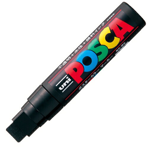 商品名 ポスカ PC-17K.24 極太 黒 4902778172742 商品番号 PC17K 24 仕様 ■色：黒　■軸材質：ポリプロピレン　■ペン芯：スライバー（アクリル）　■線幅：15mm　■極太・角芯ポスカ PC-17K.24 極太...