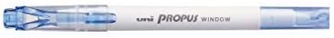 商品名 uni プロパスウィンドウPUS103TSスモークブルー 4902778253564 商品番号 PUS103TS.33 仕様 ■インク色：スモークブルー　■水性サインペン　■太字角芯4.0mm＋極細丸芯0.16mmuni プロパスウ...