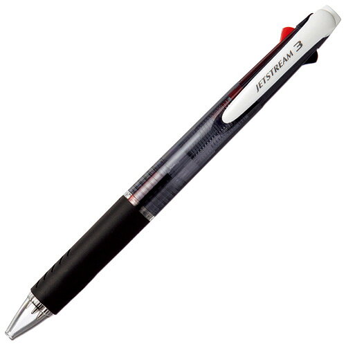 商品名 ジェットストリーム3色ボールペン 07mm 黒 4902778022252 商品番号 SXE340007 24 仕様 ■ボール径：0.7mm　■機構：ノック式　■材質：軸仕上：PC樹脂・ラバーグリップ付　■本体サイズ：軸径12.2×...