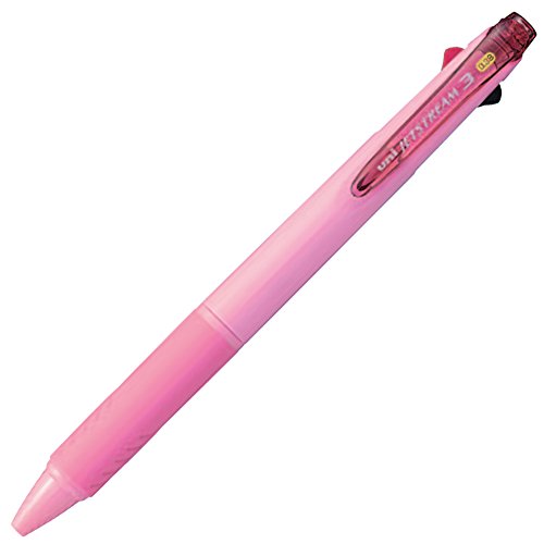 商品名 ジェットストリーム3色 038 ベビーPK 4902778164235 商品番号 SXE340038.68 仕様 ■インク色：黒・赤・青　■機構：ノック式　■軸仕上：再生PC樹脂・ラバーグリップ付　■ボール径：0.38mm　■本体サ...