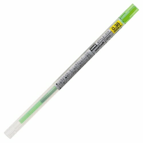 商品名 uni ゲルインクボールペン スタイルフィット リフィル 0.5 ライムグリーン 4902778093191 商品番号 UMR10905 5 仕様 ■色：ライムグリーン　■組み合わせボールペン　■ボール径：0.5mm　■長さ：98....