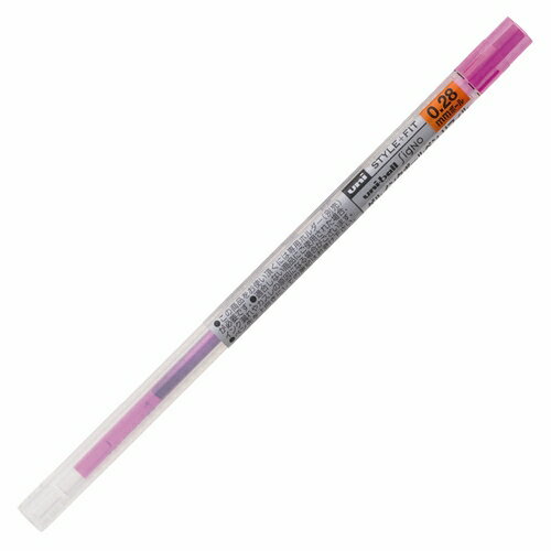 商品名 uni ゲルインクボールペン スタイルフィット リフィル 0.28 ピンク 4902778092910 商品番号 UMR10928 13 仕様 ■色：ピンク　■組み合わせボールペン　■ボール径：0.28mm　■長さ：98.6mmun...