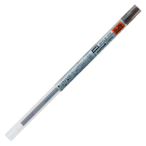 商品名 uni ゲルインクボールペン スタイルフィット リフィル 0.28 ブラウンブラック 4902778092934 商品番号 UMR10928 22 仕様 ■色：ブラウンブラック　■組み合わせボールペン　■ボール径：0.28mm　■長...