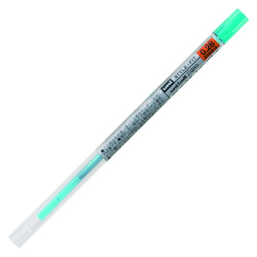 商品名 ゲル替芯0.28mm UMR10928.48 スカイブルー 4902778092972 商品番号 UMR10928 48 仕様 ■色：スカイブルー　■組み合わせボールペン　■ボール径：0.28mm　■長さ：98.6mmゲル替芯0.2...