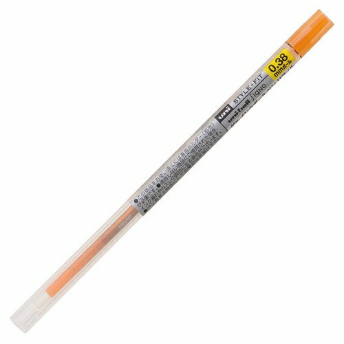 商品名 ゲル替芯0.38mm UMR10938.4 オレンジ 4902778093023 商品番号 UMR10938 4 仕様 ■色：オレンジ　■組み合わせボールペン　■ボール径：0.38mm　■長さ：98.6mmゲル替芯0.38mm UM...