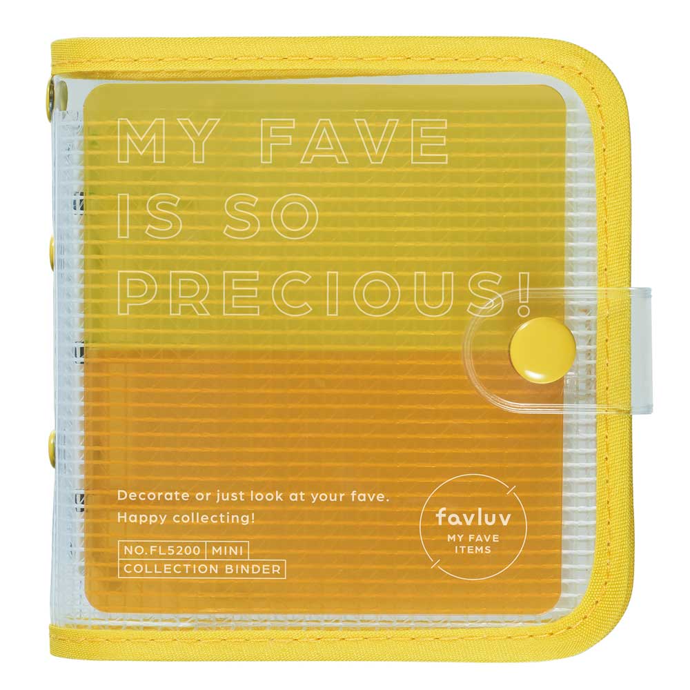 商品名 ファブラブ コレクションバインダー ミニサイズ 黄 FL5200-Y 商品番号 FL5200-Y 仕様 ●外寸：約112（W）×119（H）×30（D）mm　●ミニサイズ　●ポケットリフィル10枚付属ファブラブ コレクションバインダ...