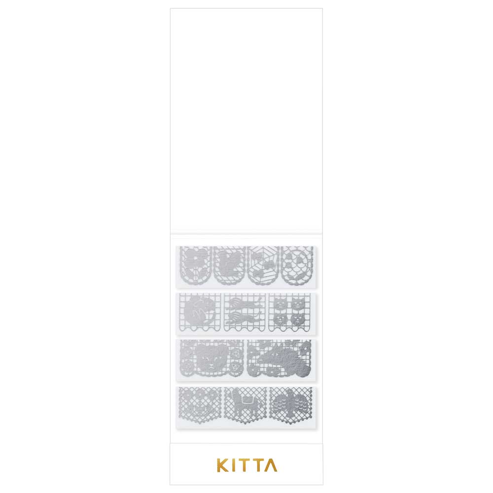 商品名 キッタ ベーシック レ－ス KITH010 商品番号 KITH010 仕様 ●表紙サイズ：約55（W）×91（H）mm　●テープサイズ：約50（W）×15（H）　●1冊40枚入（10枚×4柄）キッタ ベーシック レ－ス KITH01...