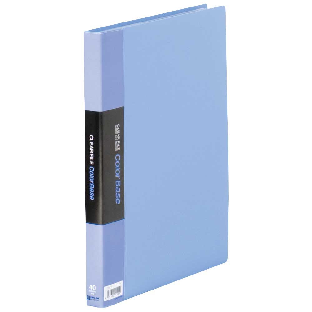 商品名 クリアーファイル　カラーベース　W 青 132CW-B 商品番号 132CW-B 仕様 ●外寸：約242（W)×307（H)×24（D)mm　●40ポケット（40枚）クリアーファイル　カラーベース　W 青 132CW-B クリアーフ...