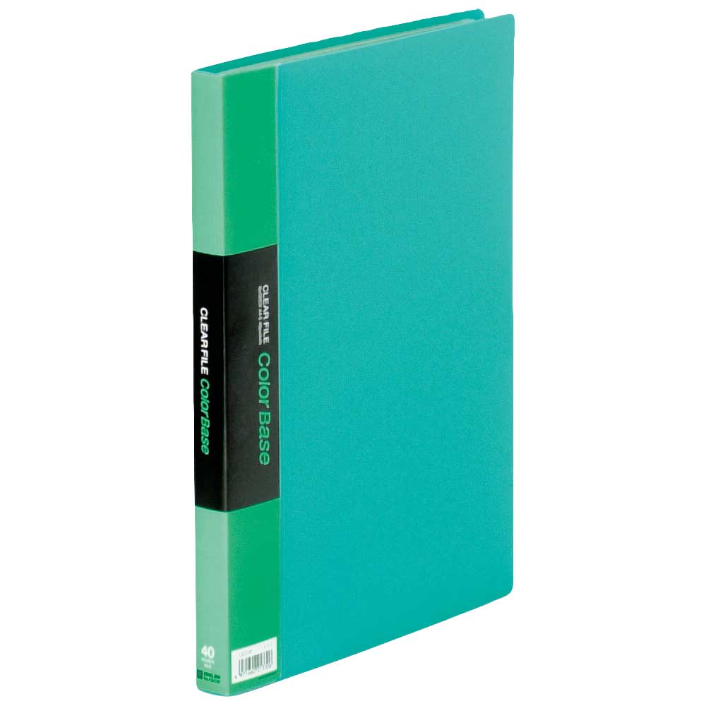 商品名 クリアーファイル　カラーベース　W 緑 132CW-G 商品番号 132CW-G 仕様 ●外寸：約242（W)×307（H)×24（D)mm　●40ポケット（40枚）クリアーファイル　カラーベース　W 緑 132CW-G クリアーフ...