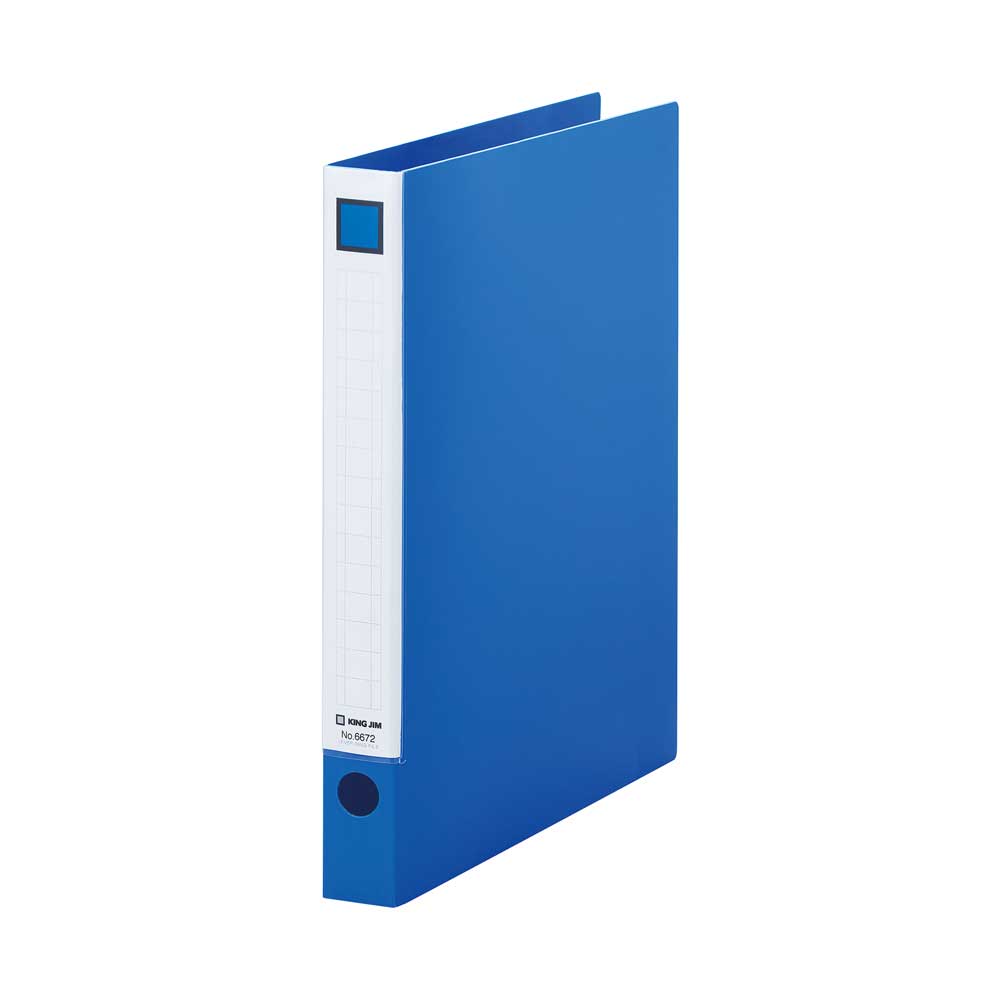 商品名 レバーリングファイル 青 6672-B 商品番号 6672-B 仕様 ●外寸：約258（W)×307（H)×33（D)mm　●A4タテ型　●収納枚数：コピー用紙250枚レバーリングファイル 青 6672-B レバーリングファイル 青...