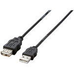 商品名 USBケーブル USB-ECOEA20 黒 商品番号 USB-ECOEA20 仕様 ■ケーブル長：2m■色：ブラック■コネクタ形状：USB（A）オス－USB（A）メス JANコード 4953103190665USB2．0機器との接続を延長