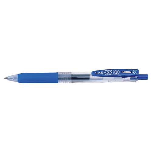 商品名 サラサクリップ 0.5mm JJ15-BL 青 商品番号 JJ15-BL 仕様 ■ゲルボールペン（ノック式）■ボール径：0．5mm■軸グリップ：青■インク色：青■本体長：141mm■替芯：JF－0．5芯 JANコード 4901681...
