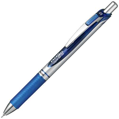 商品名 エナージェル 0.5 BLN75Z-C シルバー青10本 商品番号 BLN75Z-C-10 仕様 ■ノック式ゲルボールペン■ボール径：0．5mm（ニードルチップ）■軸クリップ色：シルバー■インク色：青■本体長：147mm■替芯：XL...