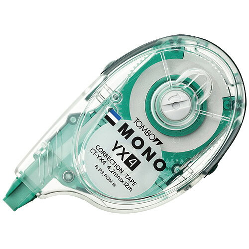 商品名 修正テープ モノYX CT-YX4 商品番号 CT-YX4 仕様 ■テープサイズ：幅4．2mm×長12m■材質：AS・ABS・POM・PE JANコード 4901991703528横引きならではの卓越した安定性にカートリッジ式の経済...