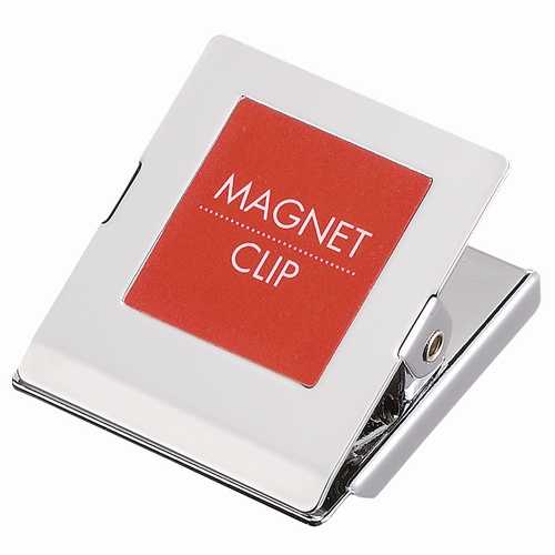 商品名 マグネットクリップ小 赤 B144J-R 商品番号 B144J-R 仕様 ■マグネットクリップ■規格：小■とじ枚数：約60枚■口幅：30mm■色：赤■本体色：シルバー■紙箱入■入数：1個■材質：鉄（ニッケルクロームメッキ）■JOIN...