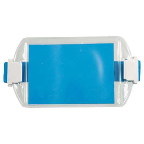 商品名 アームパス 30542 ブルー 商品番号 30542 仕様 ■色：ブルー■サイズ：W120×D21×H130mm■中紙サイズ：縦74×横105mm■材質：塩化ビニール JANコード 4904625750622腕に簡単に付けられるニュ...