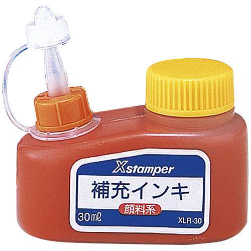 商品名 X補充インキ XLR-30 朱 商品番号 XLR-30シユイロ 仕様 ■インク色：朱色■インキ：顔料系■内容量：30ml■容器形状：ボトル■補充用■包装形態：紙箱入 JANコード 4974052444050Xスタンパー用のボトルタイ...