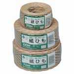 商品名 紙ひも カヒ-7 NO.730号 12巻 商品番号 カヒ-7(12) 仕様 ■紙ひも■業務用パック■色：茶■外形寸法：太約3mm×長70m■材質：紙■仕様：1巻セロ帯■号数：30号※紙の伸縮により、寸法には若干の誤差が生じる場合があ...