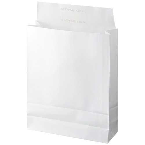 商品名 宅配袋 15240 小 100枚入 商品番号 15240 仕様 ■色：ホワイト■マチ付き■紙質：晒100g／平方m＋フイルム貼り■外形寸法：幅260×奥行80×高さ320＋フタ部60mm■宅配袋■入数：100枚 JANコード 490...