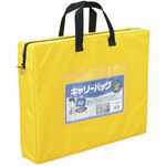 商品名 キャリーバッグ CB-550-Y B4 マチ付 黄 商品番号 CB-550-Y 仕様 ■社内便バッグ■規格：B4マチ付■色：イエロー■サイズ：縦350×横430×マチ幅80mm■材質：ナイロン（ポケット部PVC）■付属品：封引用プラ...