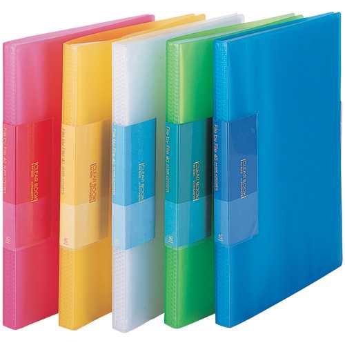 商品名 スリムクリヤーブック40P FCB-A4-40C 赤 商品番号 FCB-A4-40CR 仕様 ■規格：A4－S■表紙色：レッド■ポケット数：40ポケット■背幅：20mm■固定式（溶着式）■中紙なし■トップインタイプポケット■背見出し...