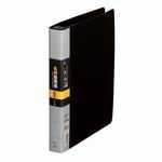商品名 名刺整理帳 K-618-BK A4L 800枚用 黒 商品番号 K-618-BK 仕様 ■規格：A4ーL（タテ型）■収容数：800枚■外形寸法：縦316×横255×背幅38mm■A4変形■差替式■穴数：30穴■表紙：PP■色：黒■ノ...