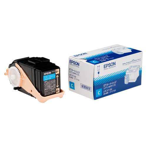 商品名 トナーカートリッジLPC3T18Cシアン 商品番号 LPC3T18C 仕様 ■対応機種：LP－S7100／S7100R／S7100RZ／S7100Z■色：シアン■種別：純正■印刷（対応）枚数：6500枚（A4・5％印字比率連続印刷時...
