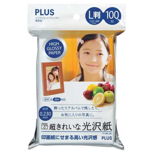 商品名 △超きれいな光沢紙 IT-100L-GC L判 100枚 商品番号 IT-100L-GC 仕様 ■インクジェット用紙（光沢紙）■規格：L判■1冊入数：100枚■坪量：185g／■紙厚：230μm■白色度：100％■材質：光沢紙■対応...