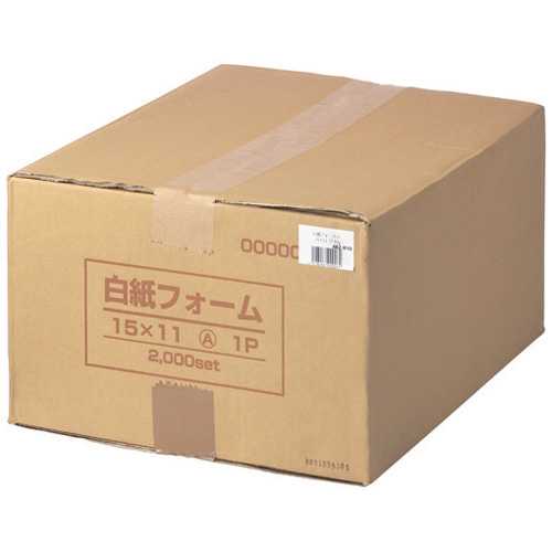 商品名 白紙ストックフォーム 15X11 2000枚 商品番号 WF15X111P60g 仕様 ■サイズ：15×11インチ■白紙■入数：2000枚 JANコード 4518486000262※ この商品は個別送料指定商品となっております。 他...