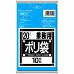 商品名 ポリゴミ袋 N-21 青 20L 10枚 商品番号 N-21 仕様 ■20リットル用■外形寸法：縦600×横520×厚0．03mm■1パック（冊）：10枚入■梱包単位（1ケース）：60パック（冊）入■色：青■材質：低密度ポリエチレン...