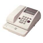 商品名 電子チェックライター EC-510 10桁 商品番号 EC-510 仕様 ■印字桁数：10桁■最大印字奥行：80mm■連続印字（自動紙押さえ＆紙送り機構搭載）■印字方式：シリアル印字■サイズ：W180×D245×H91mm■質量：1...