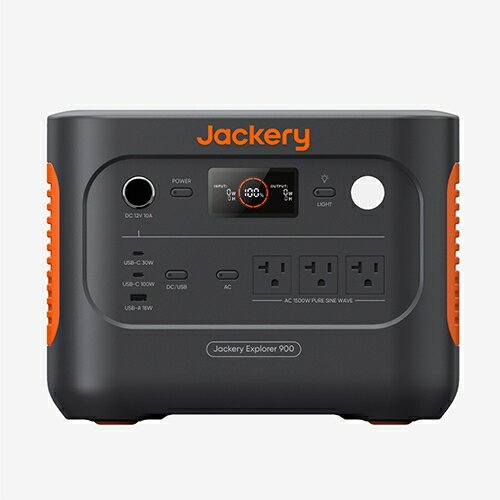 ・商品名：ポータブル電源900 ・型番： JE-900A ・外形寸法（幅）[mm]：327 ・外形寸法（奥）[mm]：224 ・外形寸法（高）[mm]：247 ・質量[kg]：10.8 ・電池容量：960Wh ・コネクト形状：出力＝ACポー...