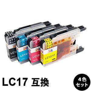 ● 商品の詳細LC17シリーズの互換インクカートリッジ【4色セット】純正品と同様に、カートリッジ交換だけでご使用いただけます。LC17BK（ブラック）対応　互換インクカートリッジLC17C（シアン）対応　互換インクカートリッジLC17M（マ...